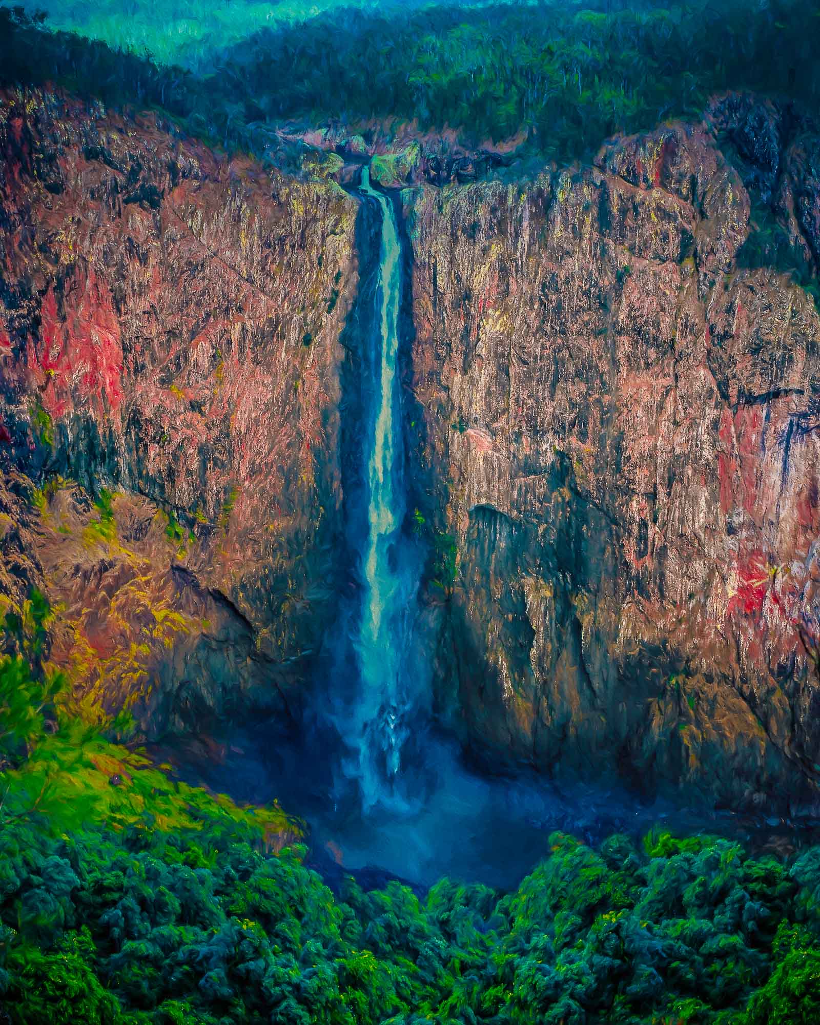 Digital Art: Australian Rivers Lakes and Floodplains