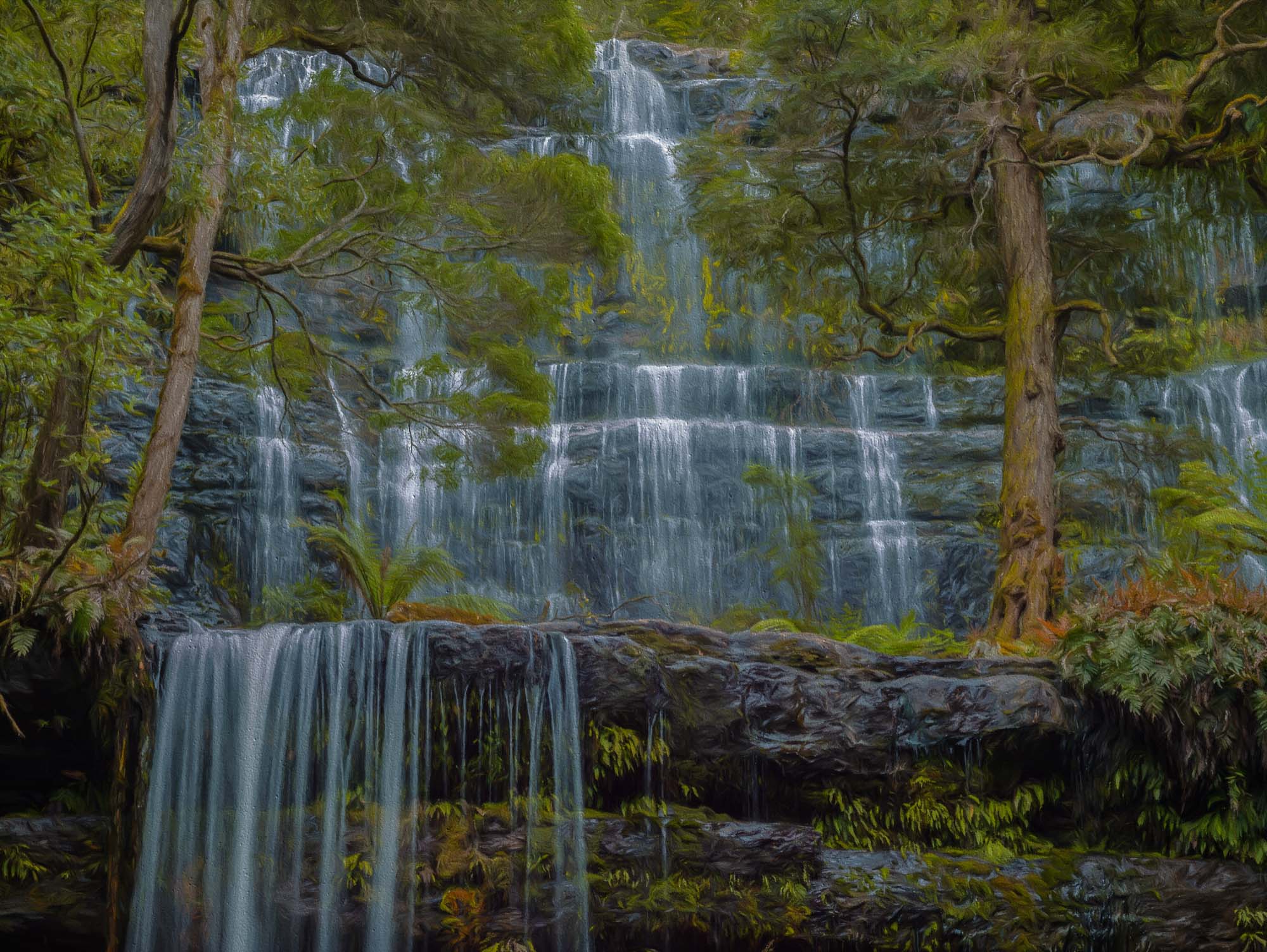 Digital Art: Australian Rivers Lakes and Floodplains